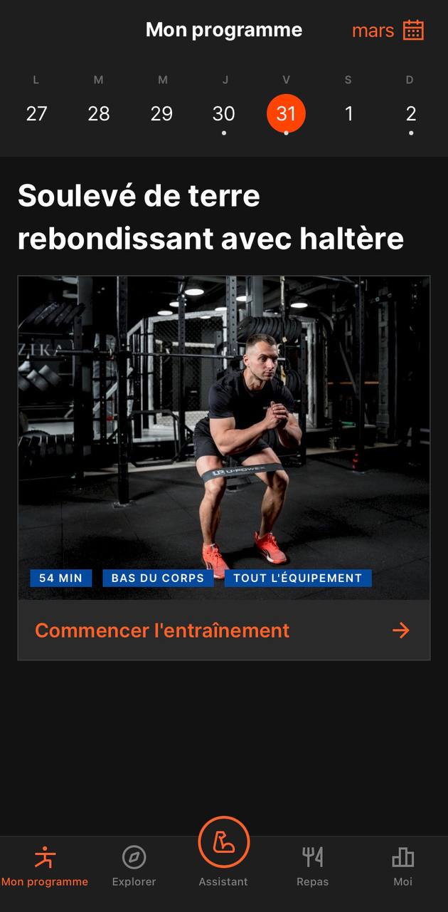 Explorer Mon Programme – Centre d'aide MadMuscles