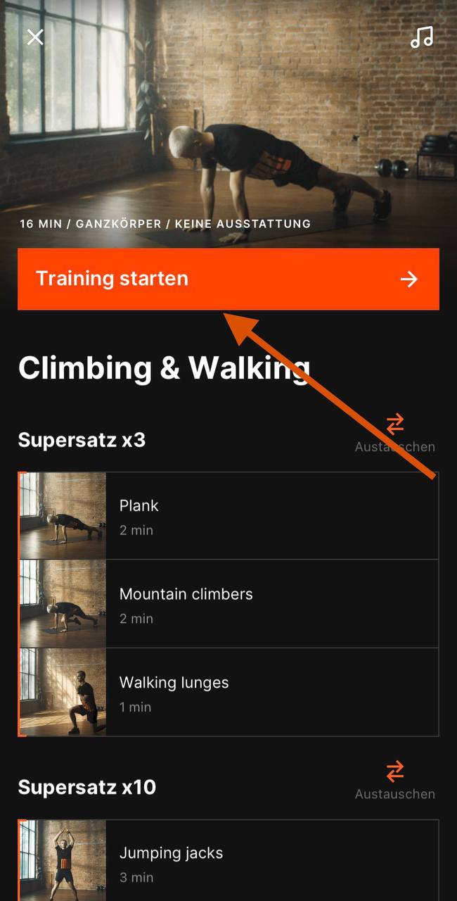 So verwenden Sie Workouts – MadMuscles-Hilfezentrum