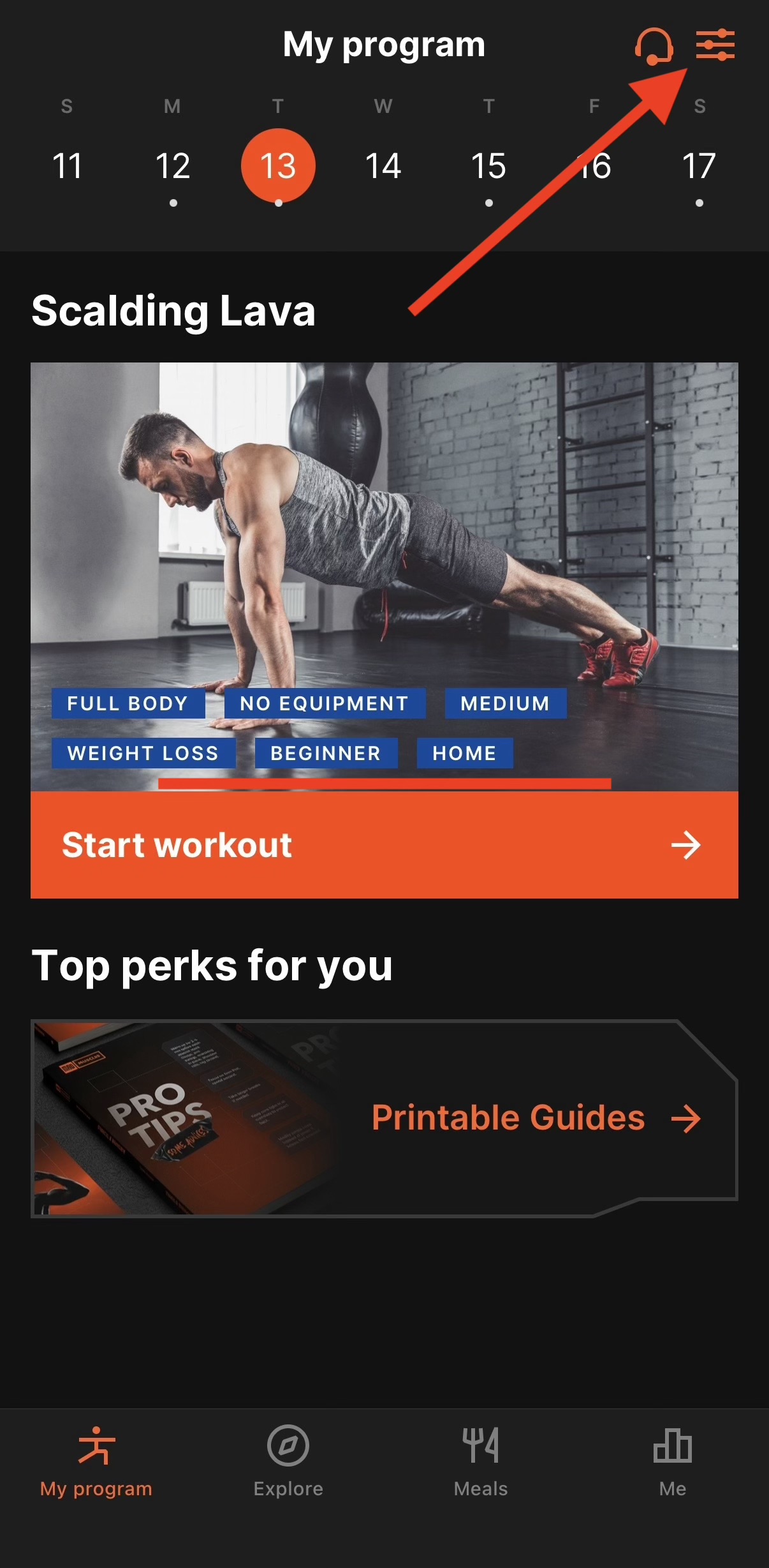 How do I change the workout type? – MadMuscles